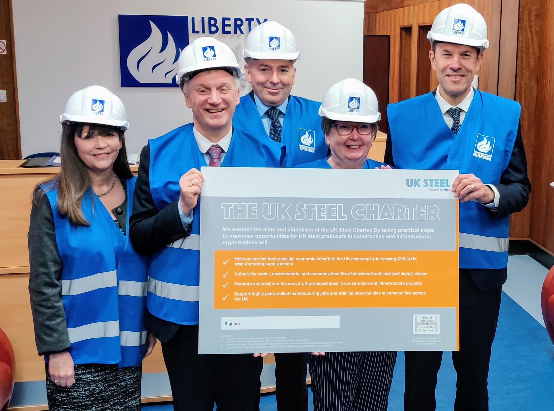 SCOTTISH GOVERNMENT SUPPORTS STEEL SECTOR BY SIGNING ‘UK STEEL CHARTER ...
